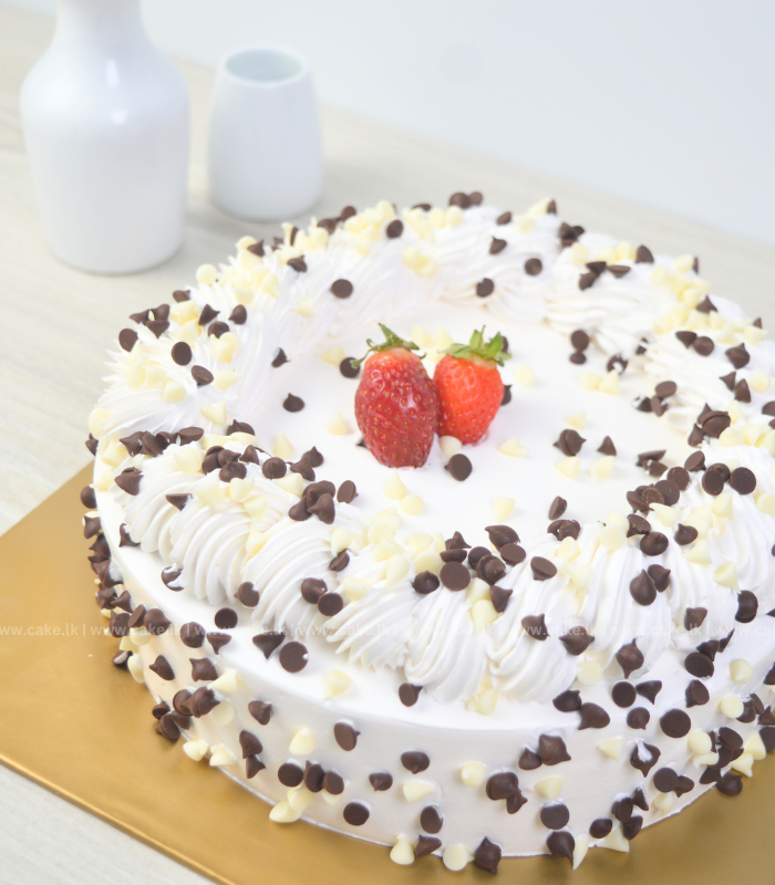 Milky Chips Cake - www.cake.lk