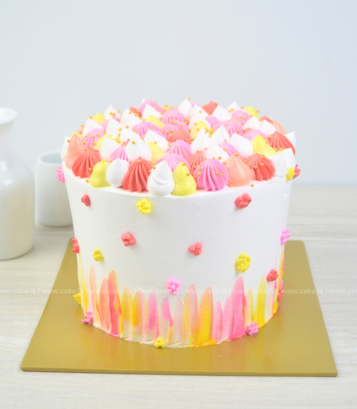 Pastel Bliss Delight - www.cake.lk